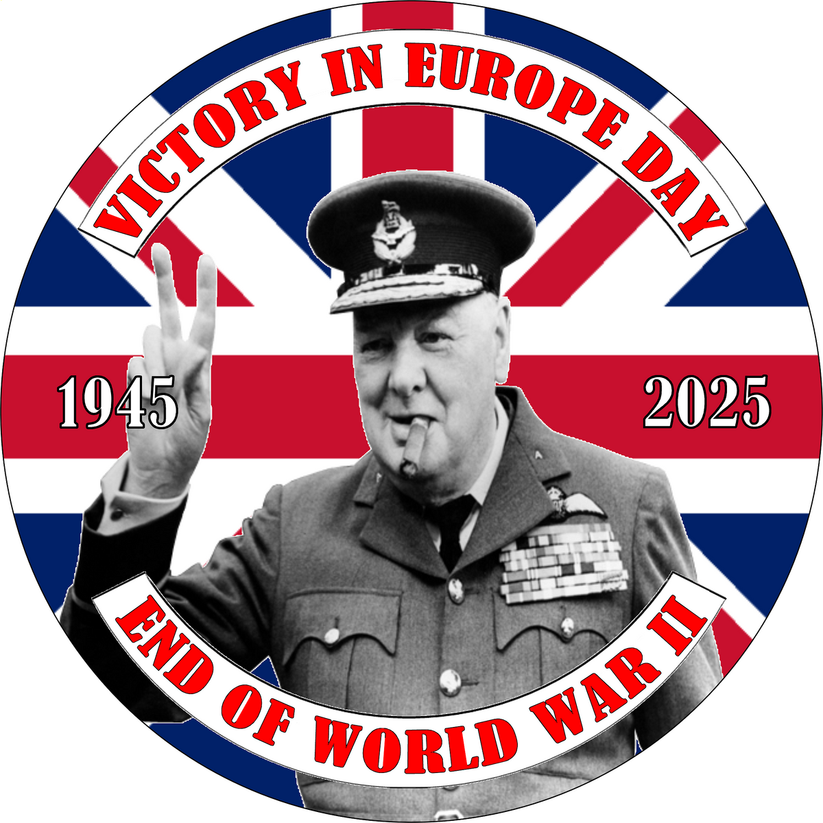 Celebrate 80 Years of Victory: VE Day 80th Anniversary Premium 7.5 ...